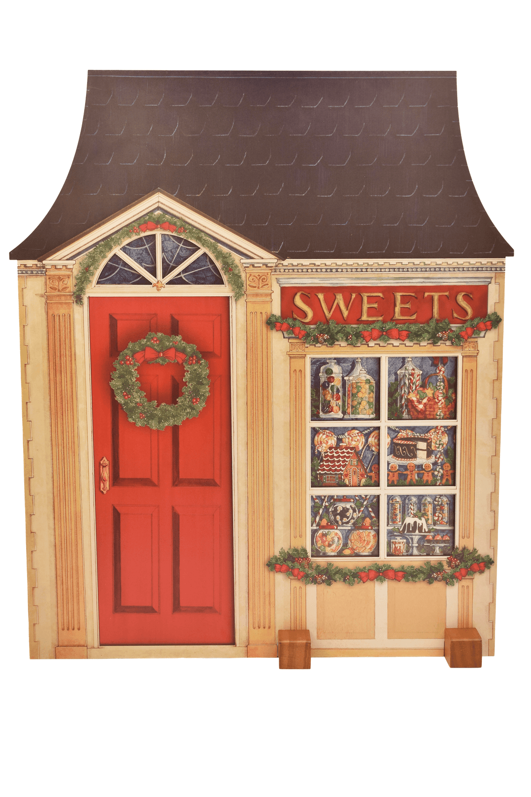 Byers' Choice Accessory, Sweets Shoppe Backdrop – Byers' Choice LTD.