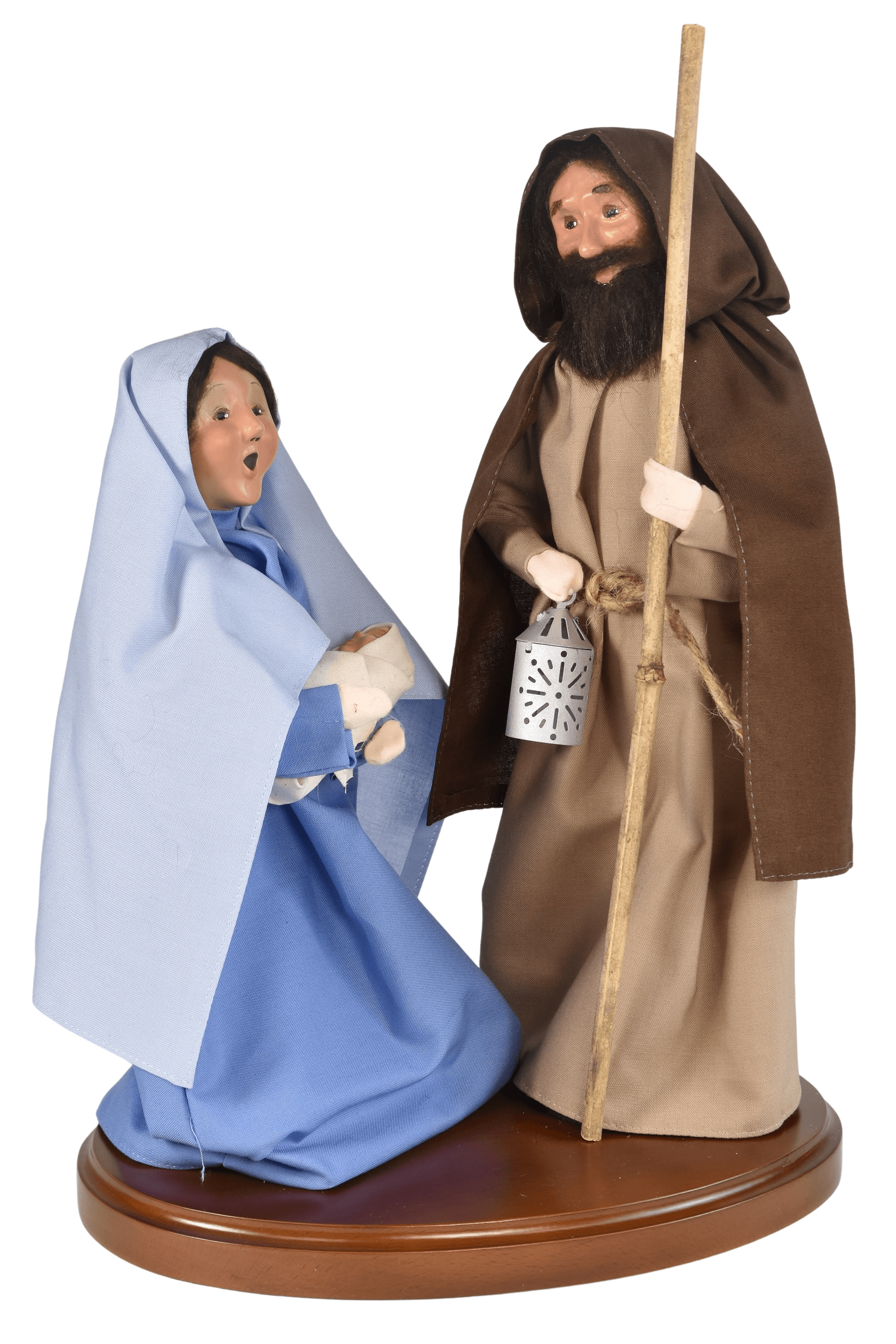 Holy Family on Base - Nativity Figurine, Nativity Set – Byers' Choice LTD.