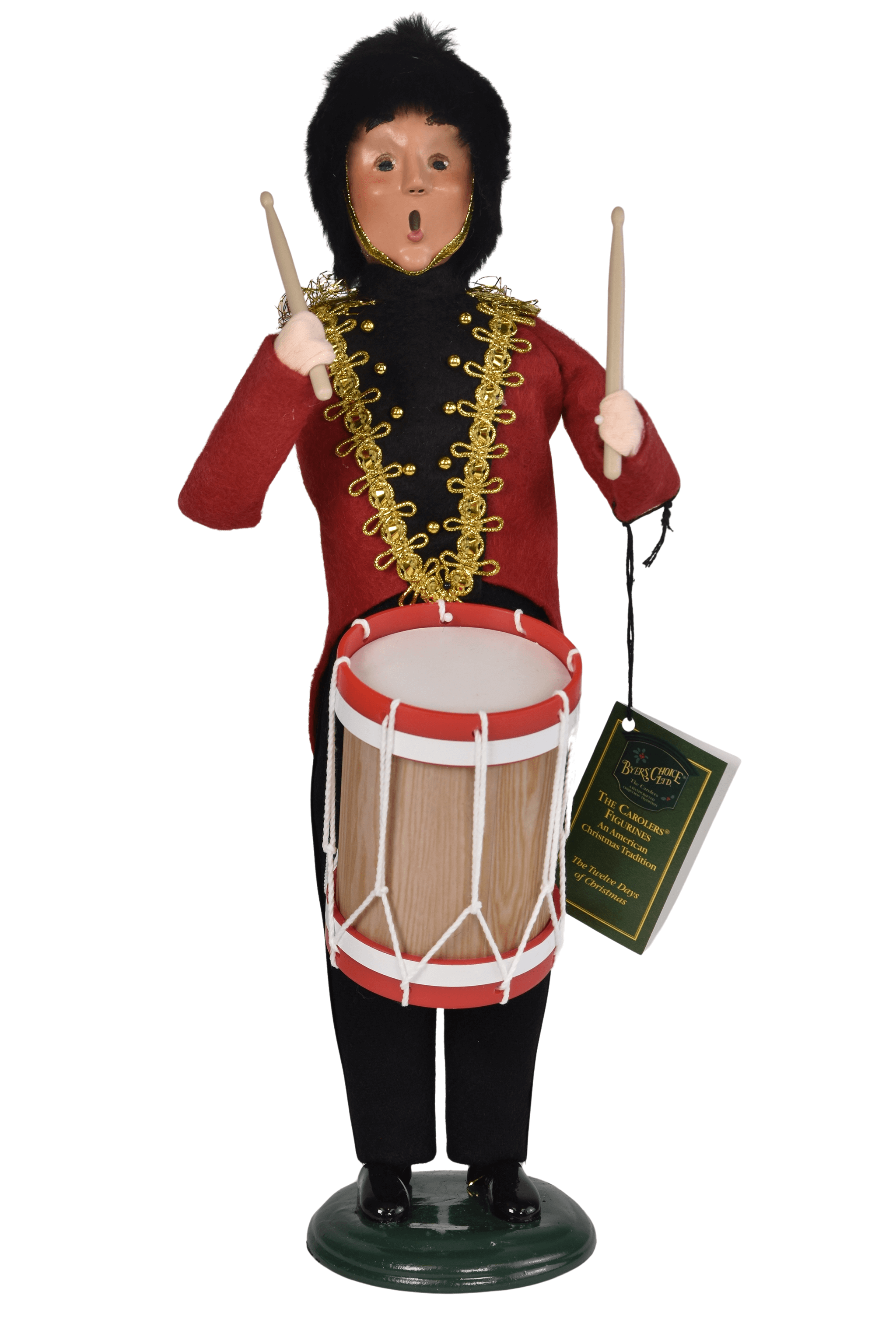 12 Drummers Drumming - Caroler Doll, Figurine – Byers' Choice LTD.